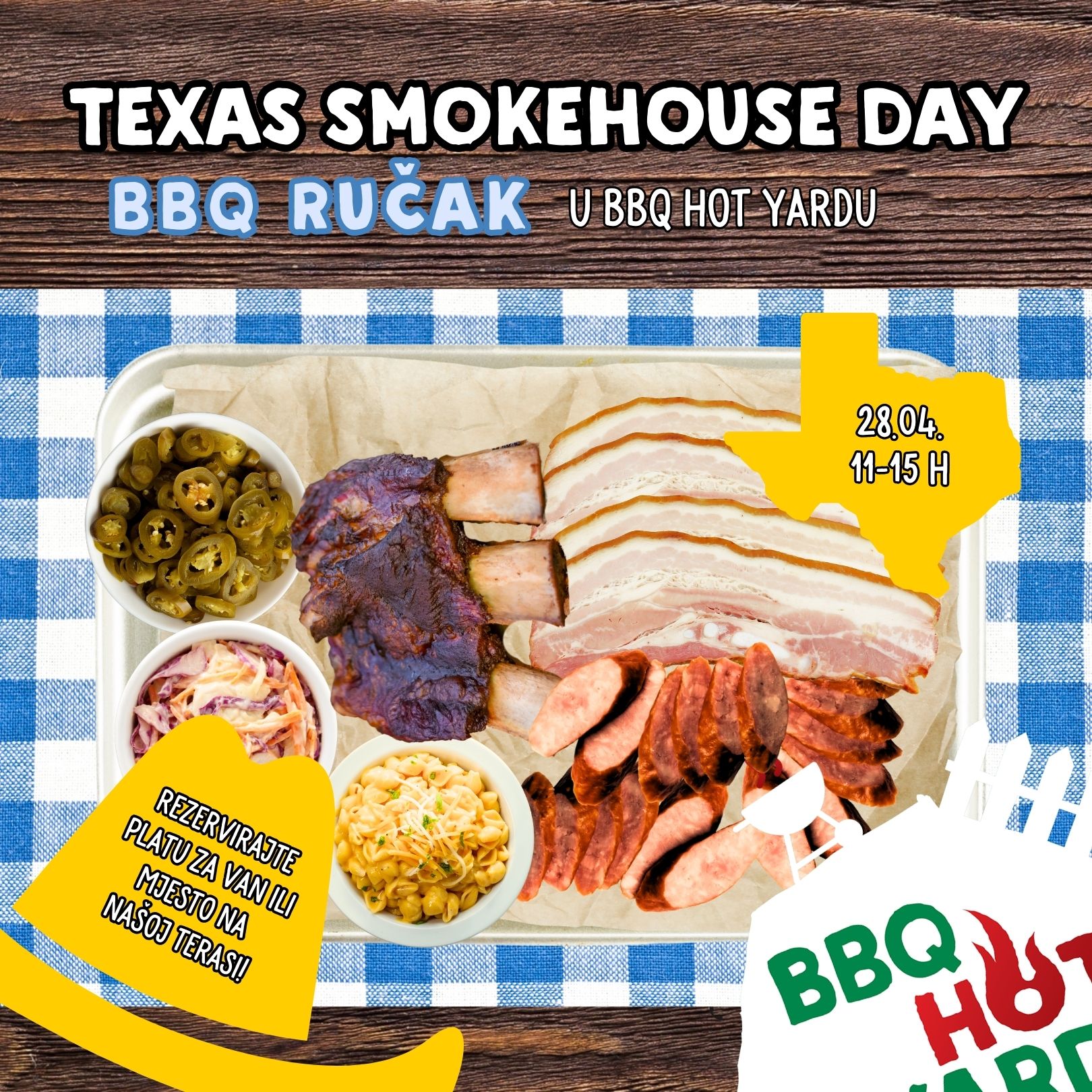 Texas SmokeHouse Day BBQ Lunch - 28.04.2024. (Short Ribs, Smoked Pork ...